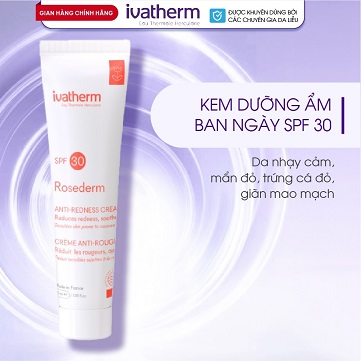 Kem dưỡng ẩm Rosederm Cream SPF30 Ivatherm 40ml